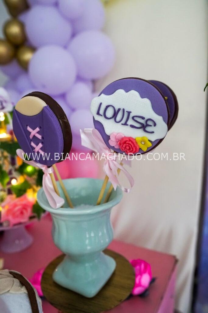 Com o tema Rapunzel, o aniversário da Louise foi um conto de fadas ...